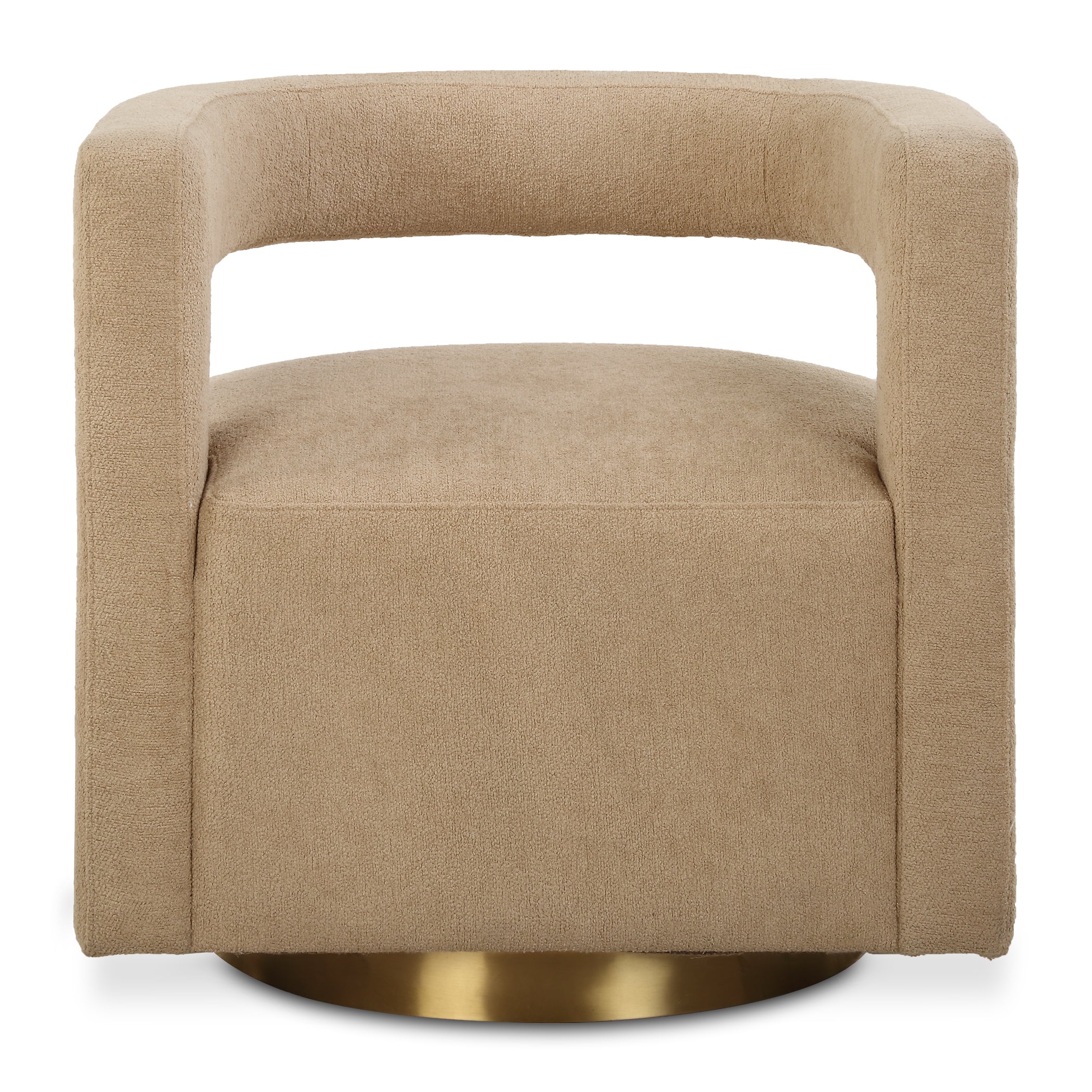 Accent Chairs & Armchairs - Grounded Modern Swivel Chair