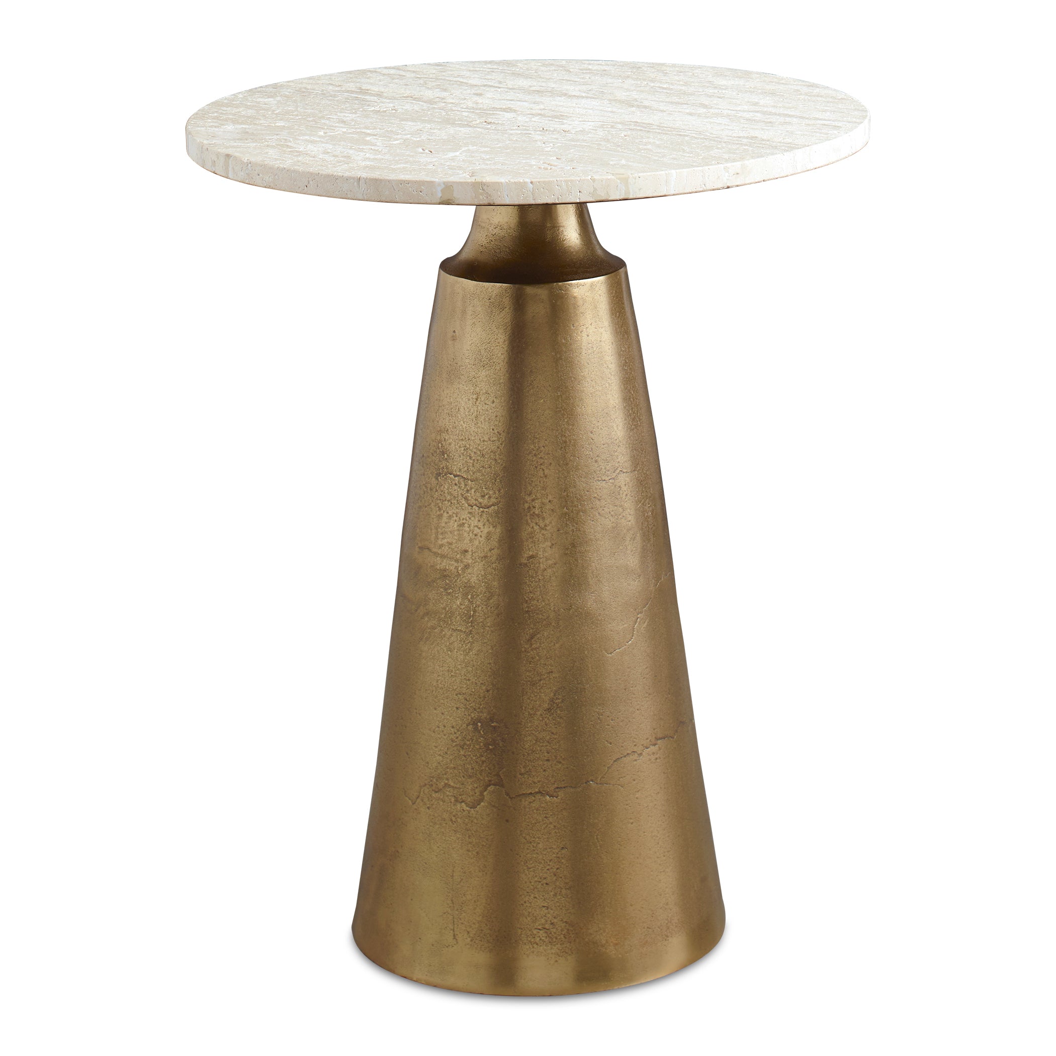 Accent Table - Midsummer Antique Brass Accent Table