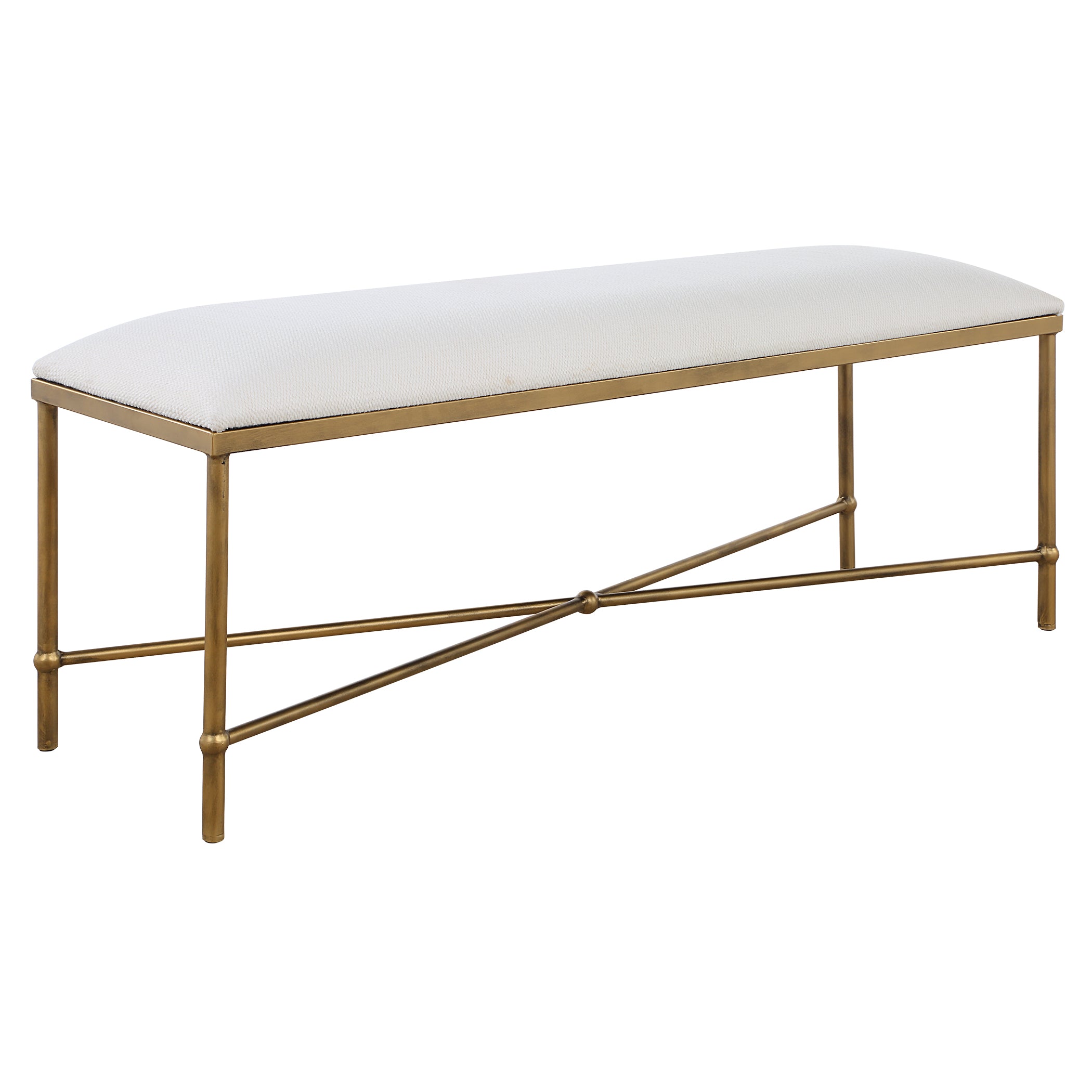 Benches, Ottomans & Stools - Avenham Gold Bench