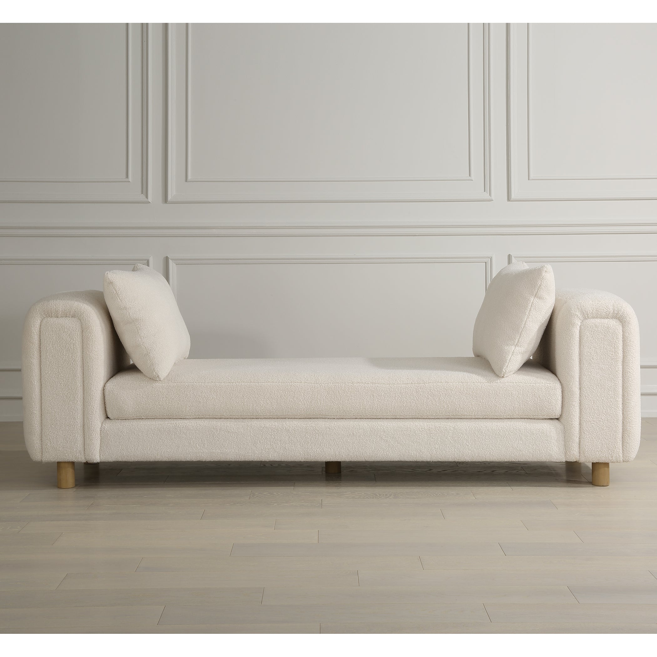 Benches, Ottomans & Stools - Repose Oversized Ivory Bench