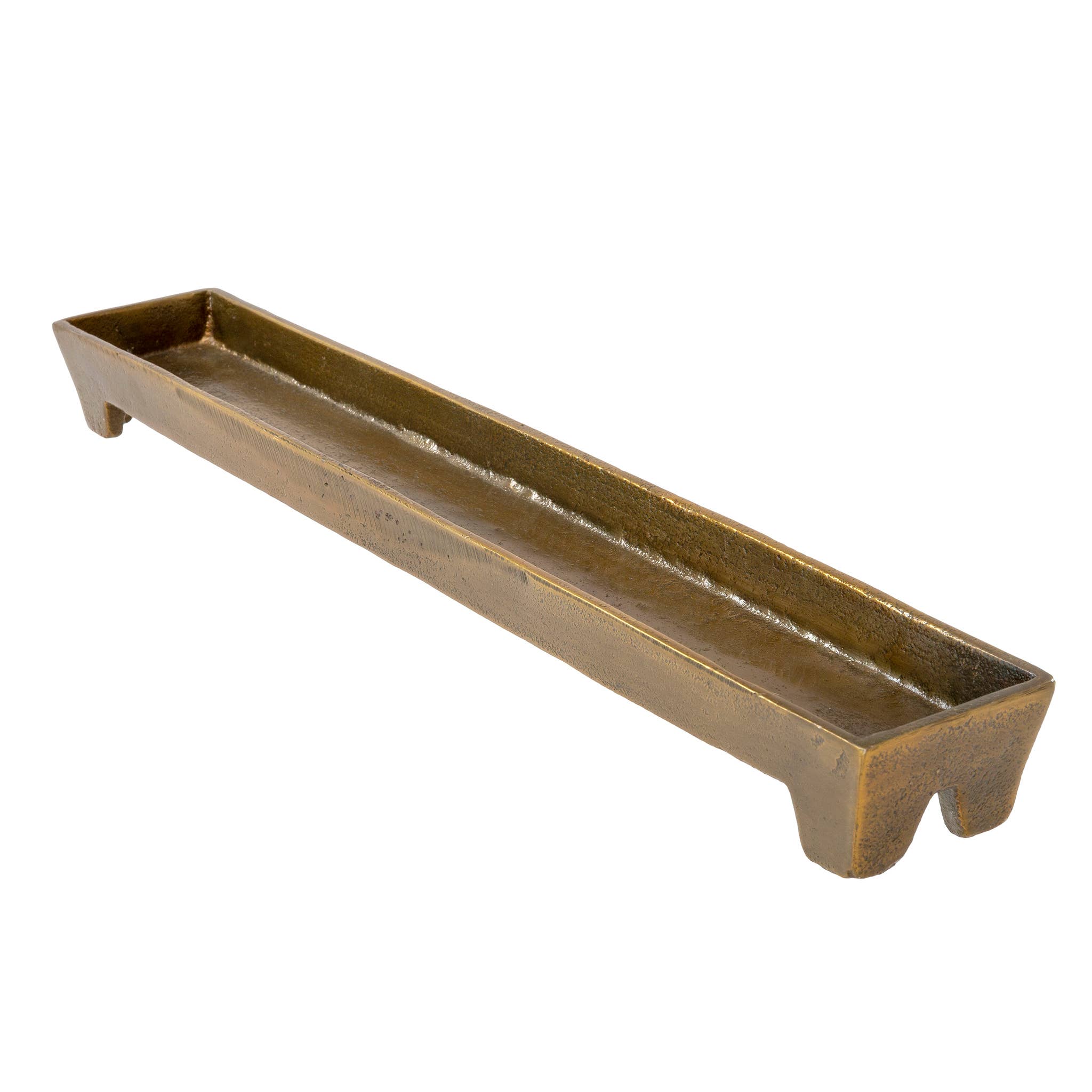 Decorative Trays - Bronze Long Footed Tray