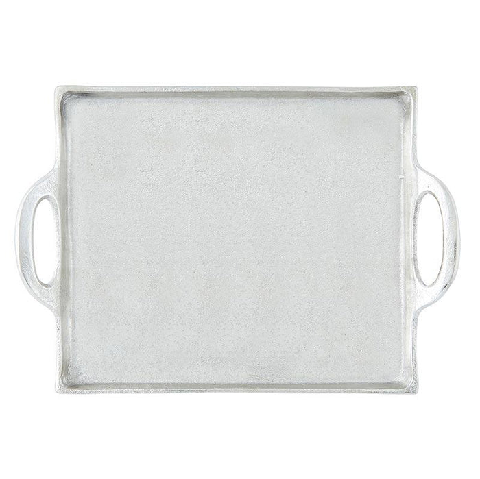 Decorative Trays - Silver Aluminum Tray // Small