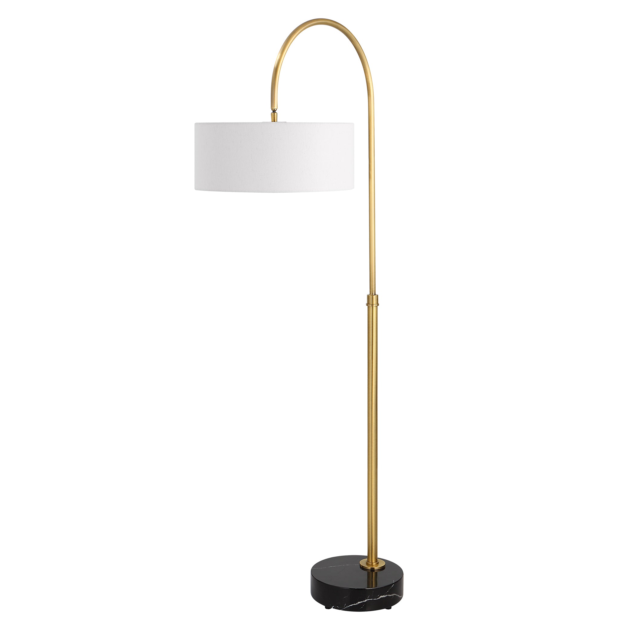 Lighting - Huxford Brass Arch Floor Lamp