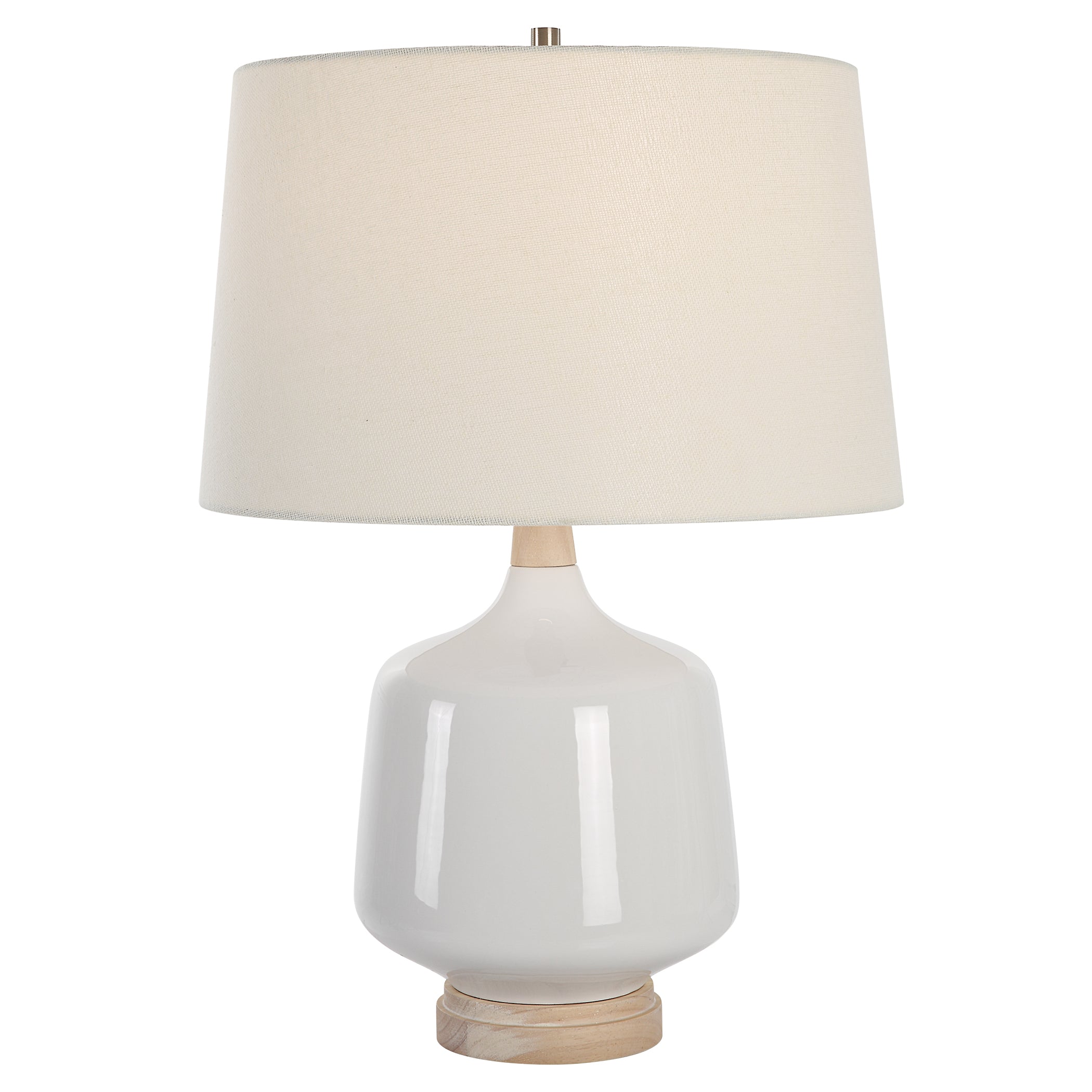 Ceramic White Table Lamp | Transitional Design | Home Decor Shop