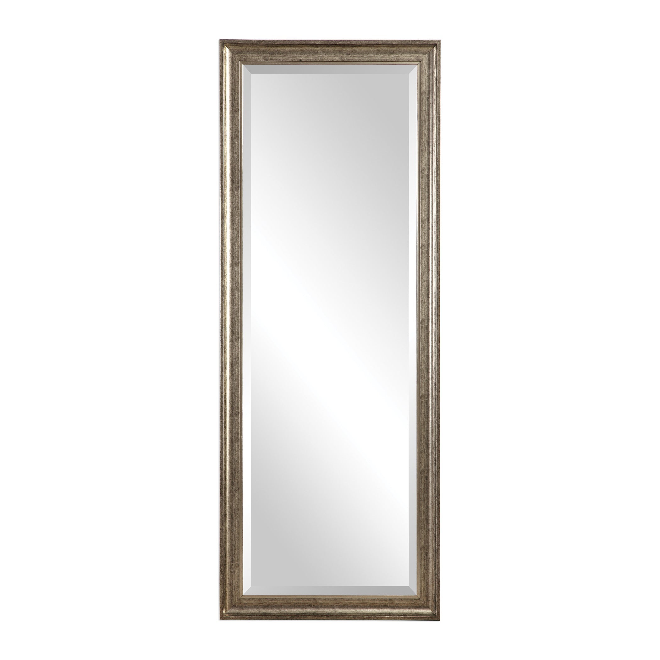 Silver Wall Mirror - Aaleah Burnished Silver | Versatile & Stylish