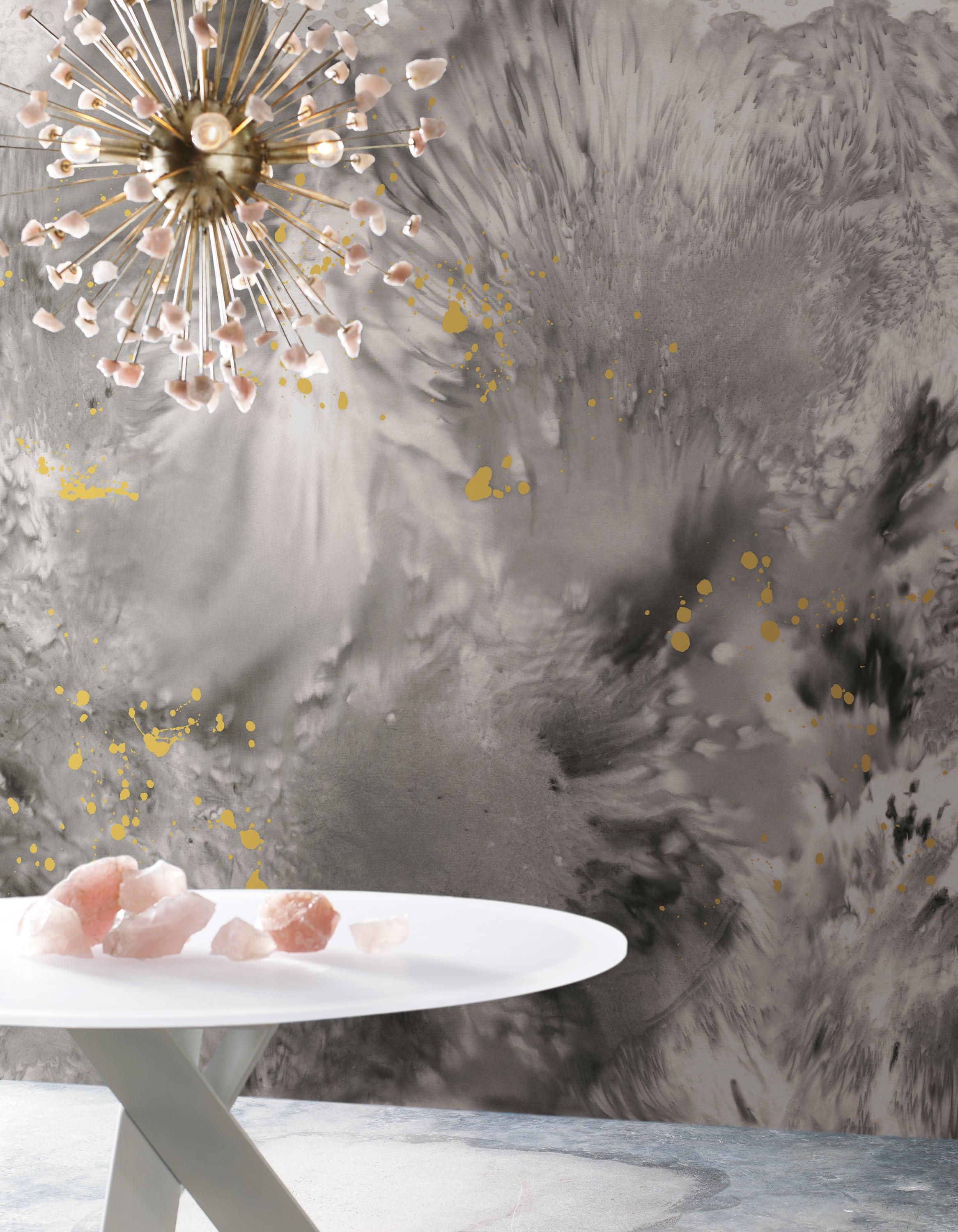 Luxurious Gold Wall Mural | Dreamchaser Design