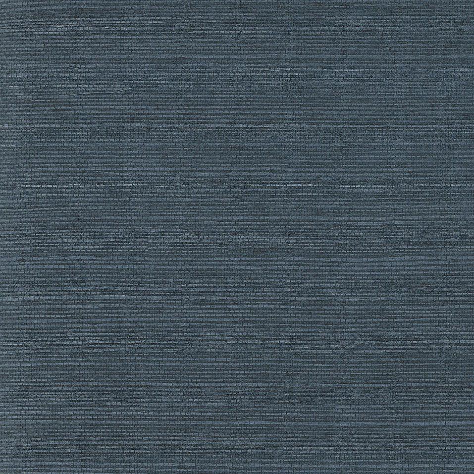 Makasa Sisal Wallpaper in Indigo | Peel and Stick | Home Decor