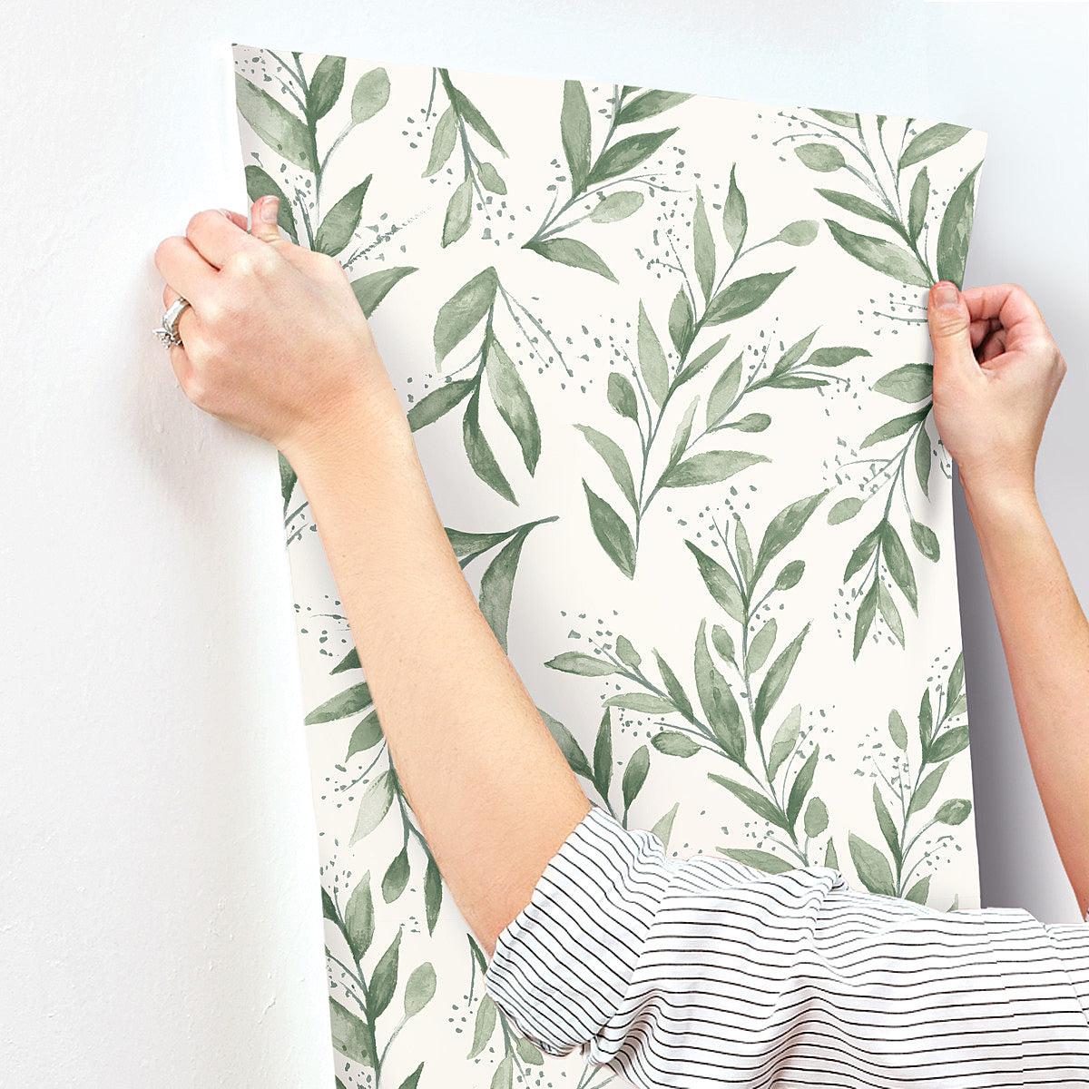 Joanna Gaines Olive Branch Wallpaper - Magnolia Home II Collection