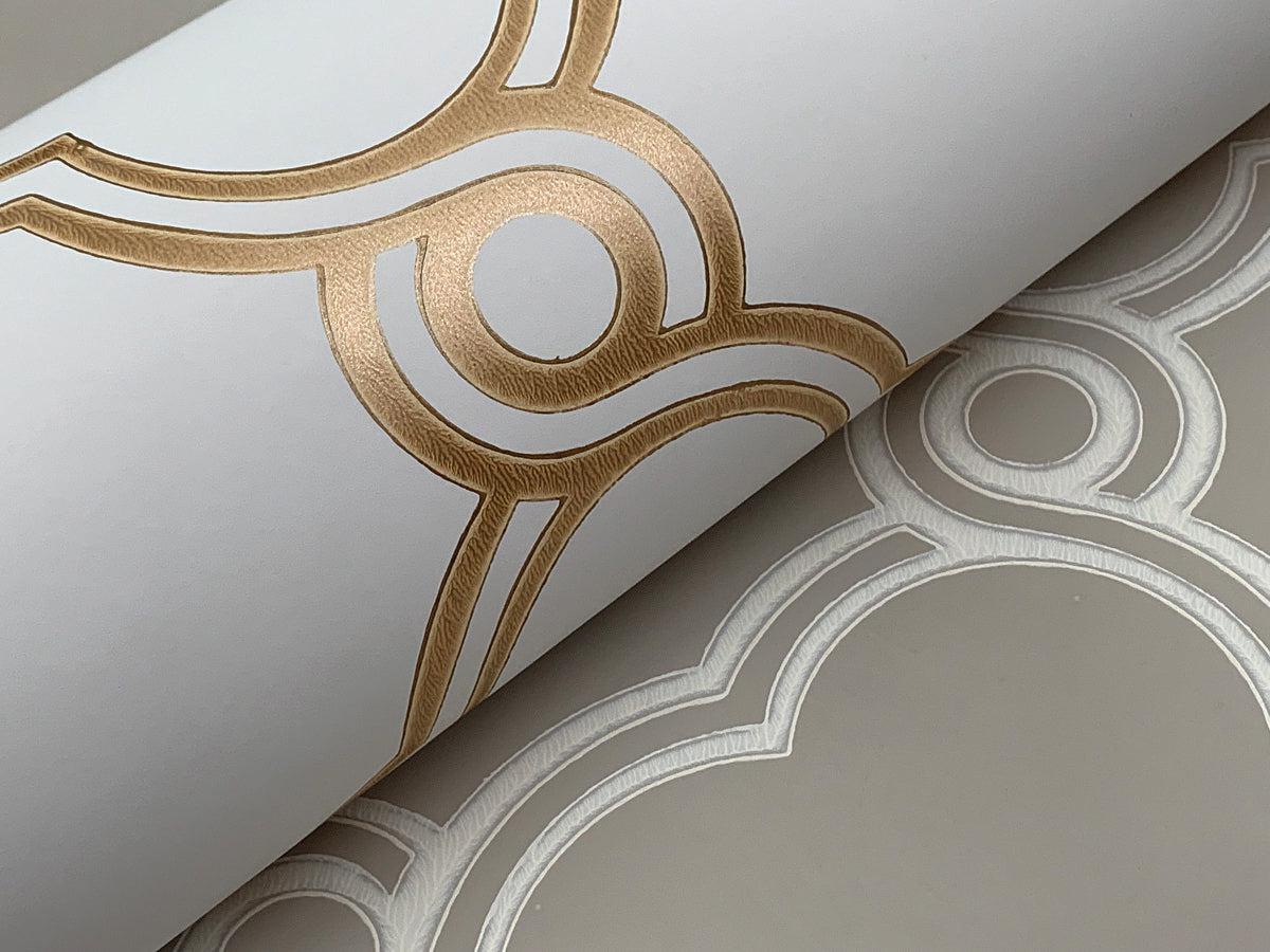 Gold Metallic Removable Wallpaper - Elegant Modern Home Decor