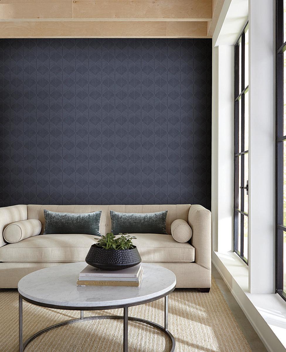 Navy Modern Removable Wallpaper | Sure Strip | Home Decor
