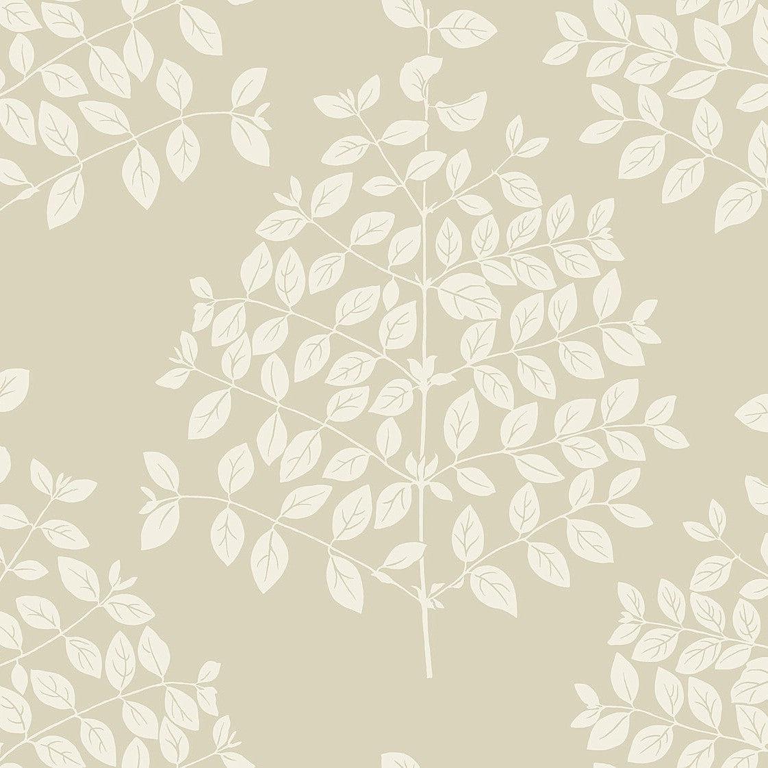 Candice Olson Botanical Wallpaper - Easy to Hang, Tender Pearl Taupe